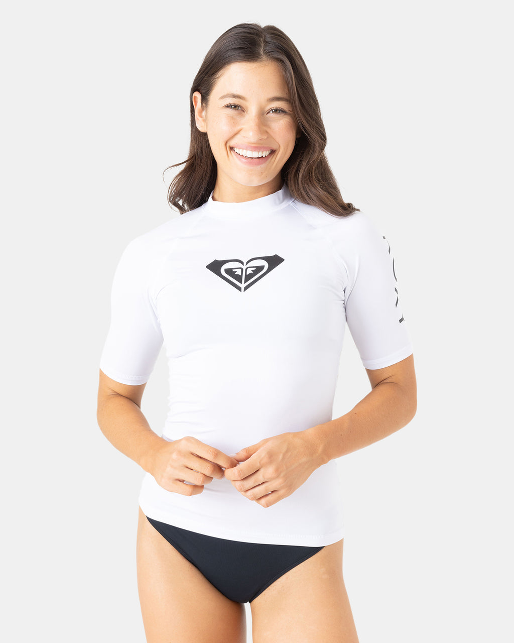 Whole Hearted Short Sleeve Rashguard - Roxy