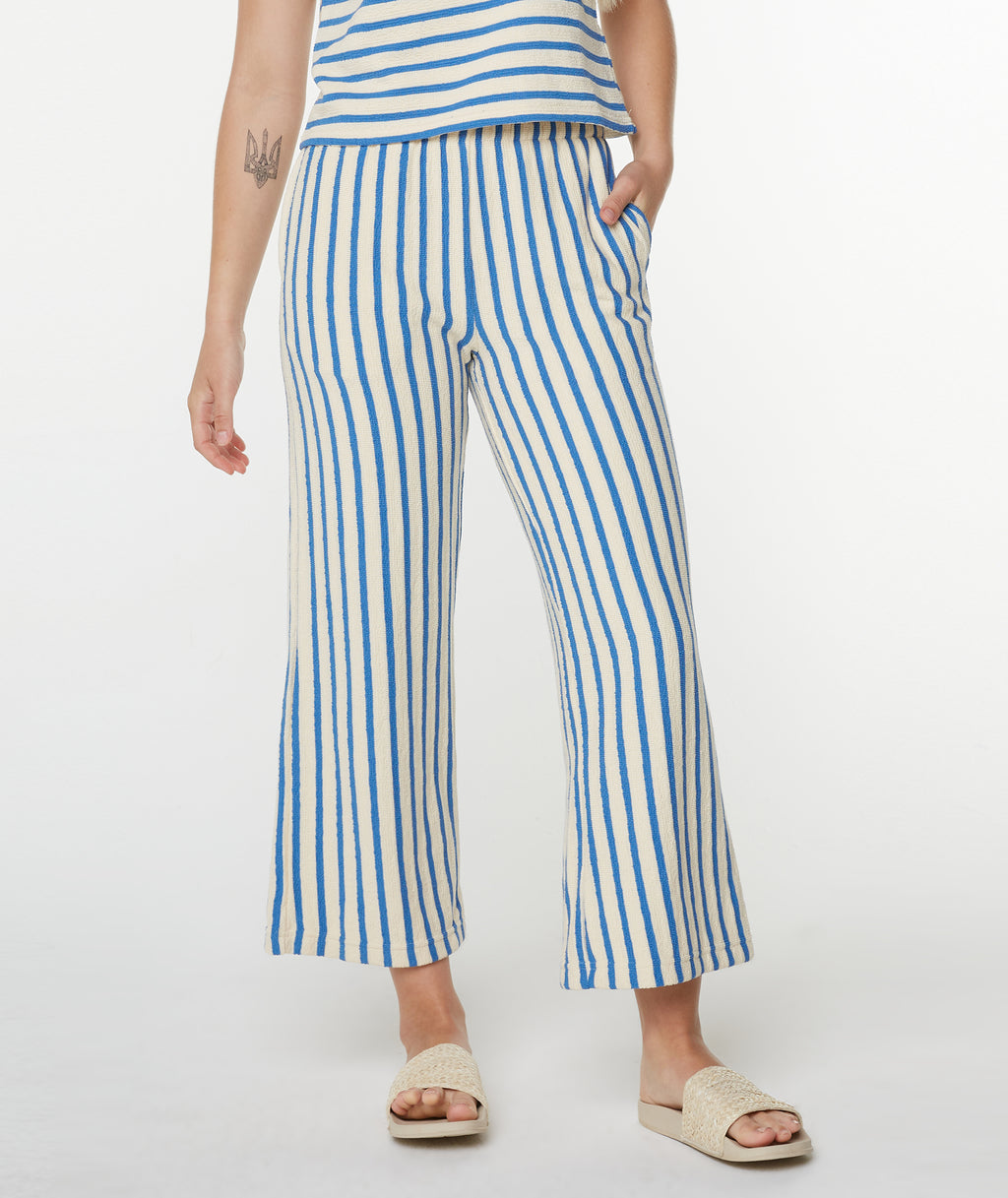 Java Stripe Cropped Pant - Roxy