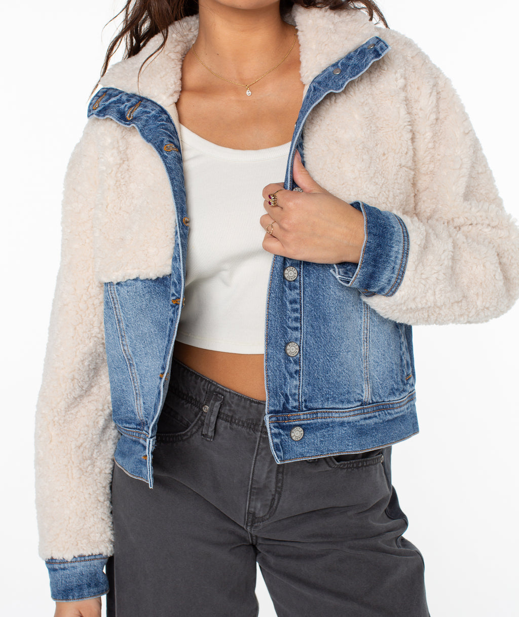 Surf & Turf Denim Jacket - Roxy