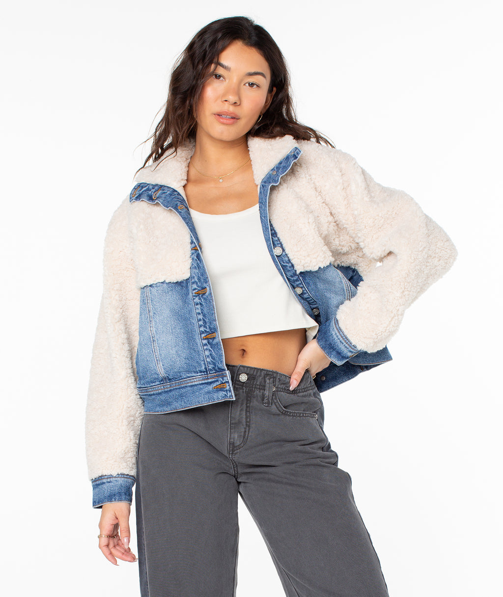 Surf & Turf Denim Jacket - Roxy